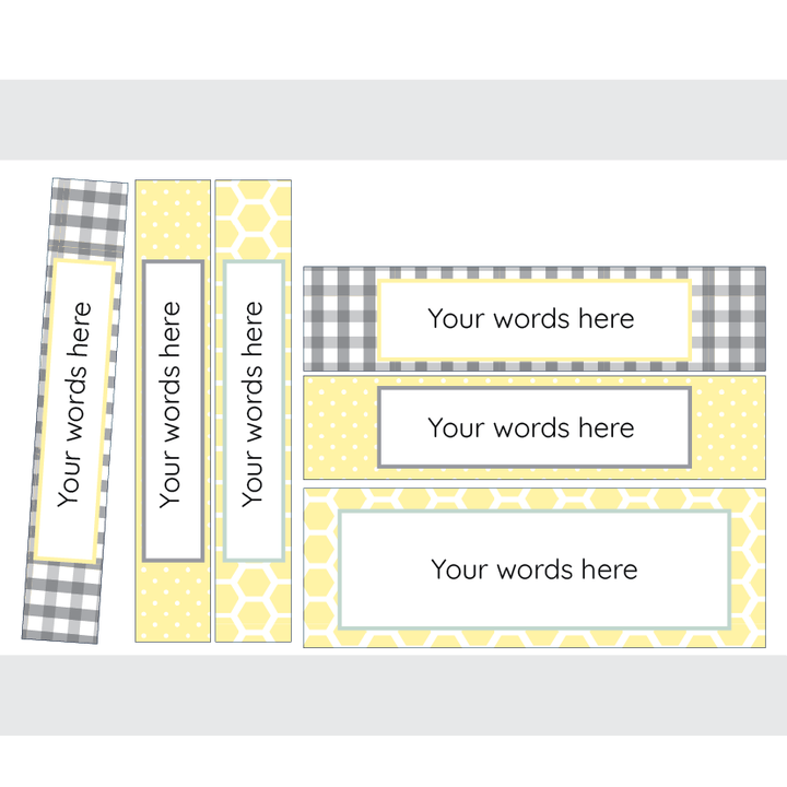 Bees and Blooms Classroom Decor | Cute & Minimal Bee-Themed Decorations ...